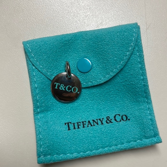 Tiffany & Co. | Jewelry | Tiffany Co Blue Enamel T Co Charm | Poshmark